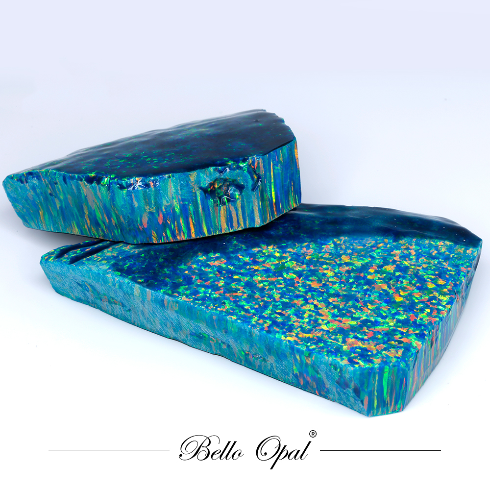 Lab-grown Synthetic Opal Rough Stone | Bello Opal-OP34 RG