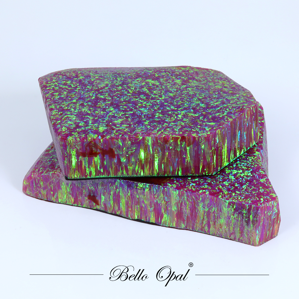 Lab-grown Synthetic Opal Rough Stone | Bello Opal-OP17 RG