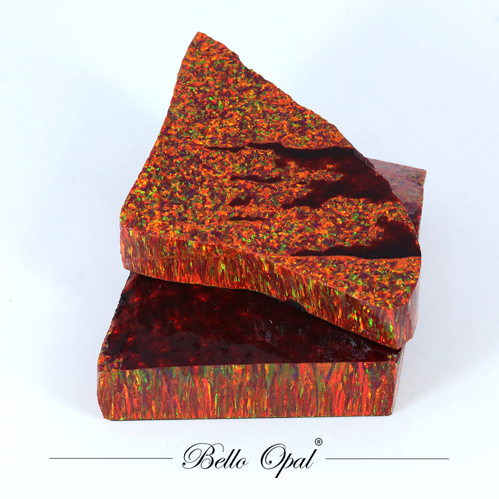 Lab-grown Synthetic Opal Rough Stone | Bello Opal-OP71-RG