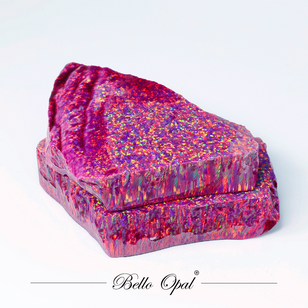 Lab-grown Synthetic Opal Rough Stone | Bello Opal-OP34 RG