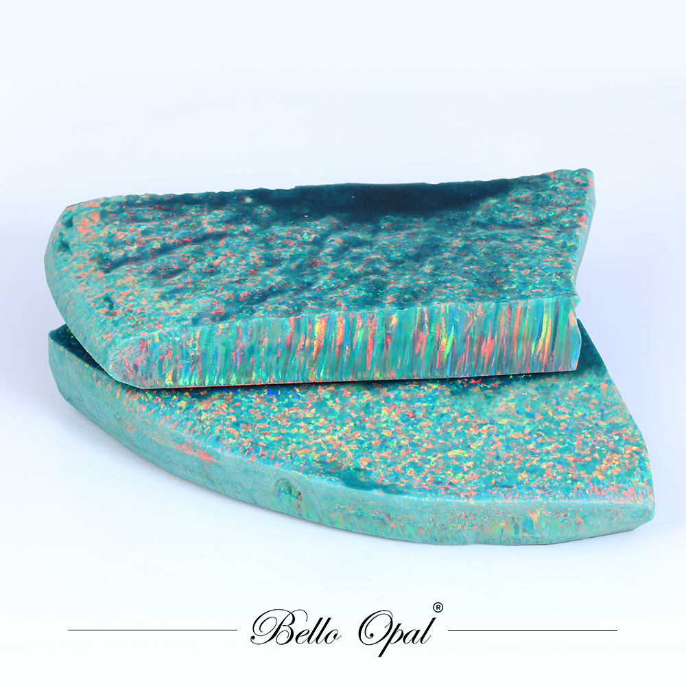 Lab-grown Synthetic Opal Rough Stone | Bello Opal-OP74-RG
