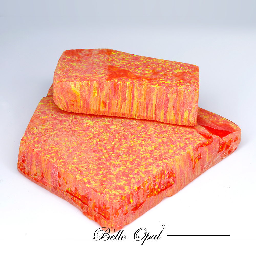 Lab-grown Synthetic Opal Rough Stone | Bello Opal-OP34 RG