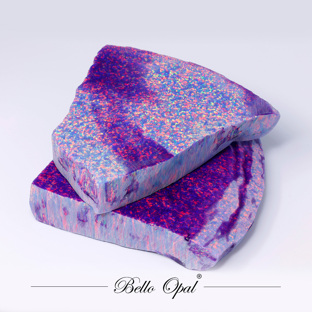 Lab-grown Synthetic Opal Rough Stone | Bello Opal-OP34 RG