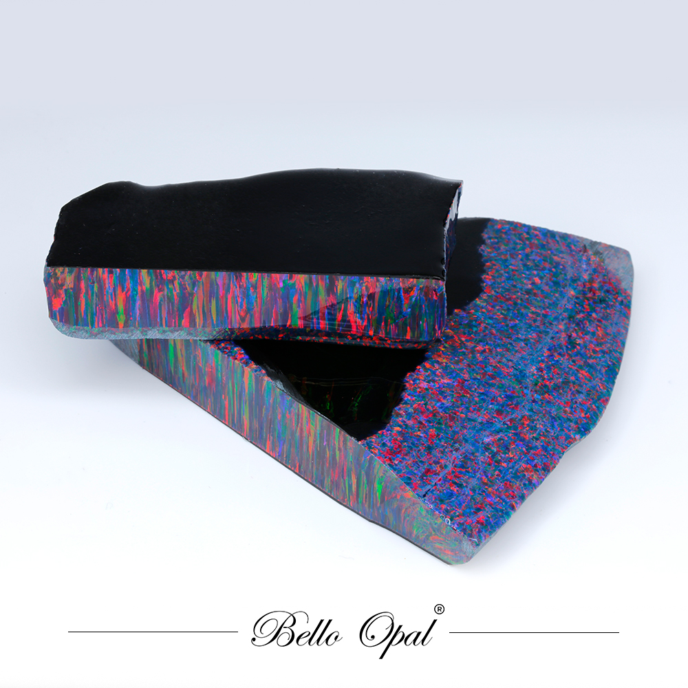 Lab-grown Synthetic Opal Rough Stone | Bello Opal-OP71-RG