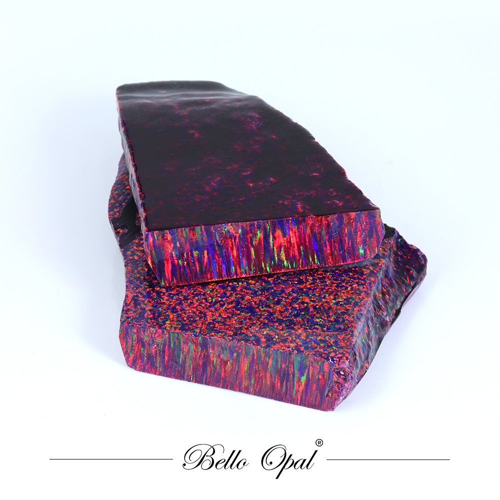 Lab-grown Synthetic Opal Rough Stone | Bello Opal-OP71-RG