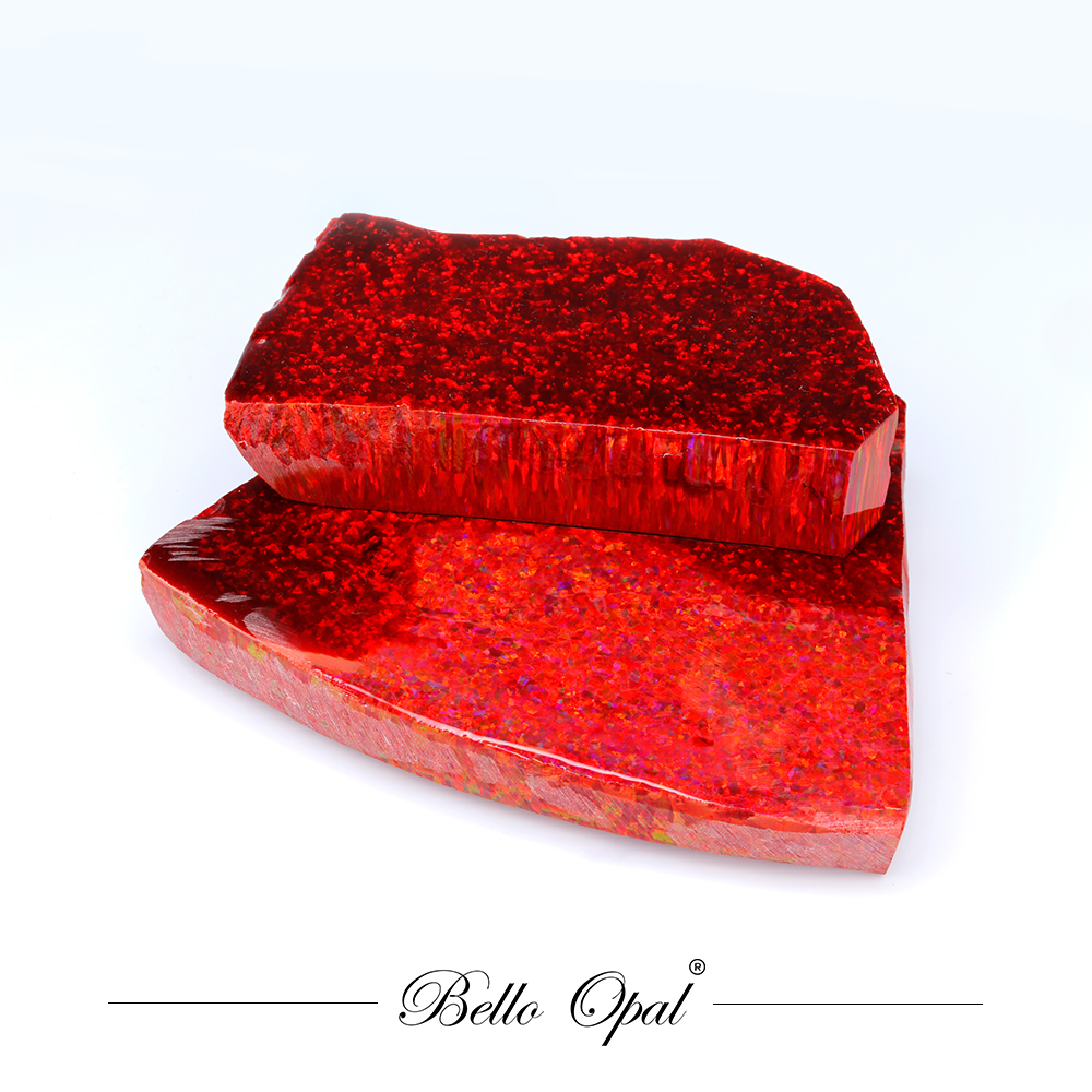 Lab-grown Synthetic Opal Rough Stone | Bello Opal-OP71-RG