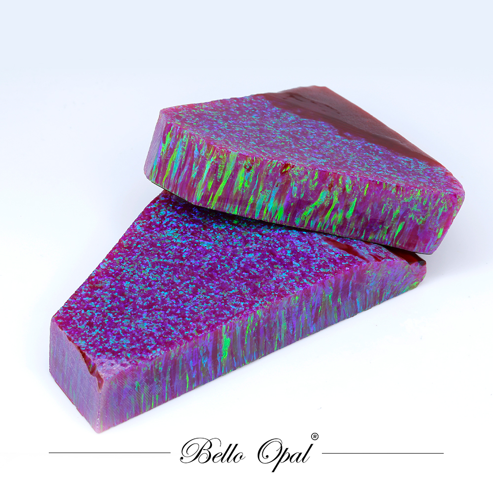 Lab-grown Synthetic Opal Rough Stone | Bello Opal-OP34 RG