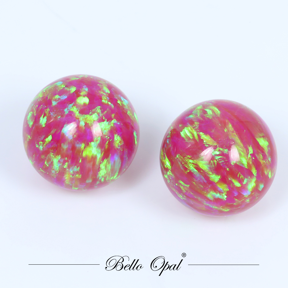 Synthetic Opal Round Beads | Bello Opal-OP15-RL