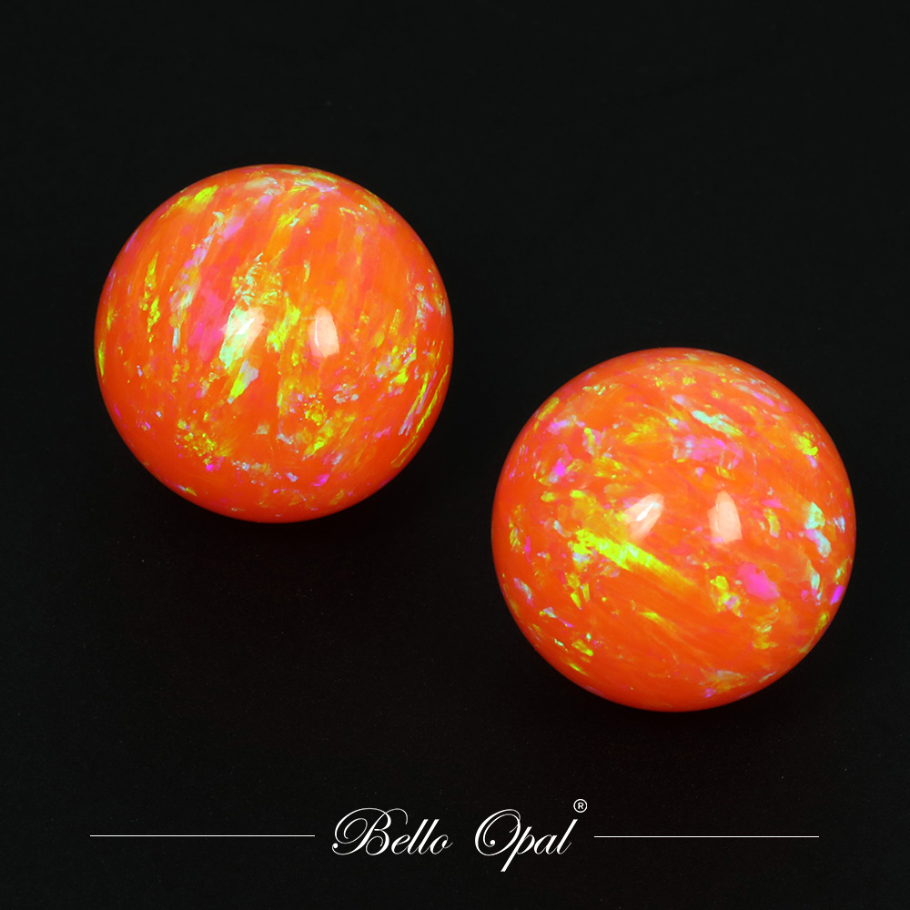 Synthetic Opal Round Beads | Bello Opal-OP02-RL