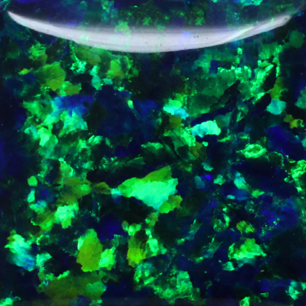 Lab-grown Synthetic Opal Color Chart (A cut)| Bello Opal -OP43-A