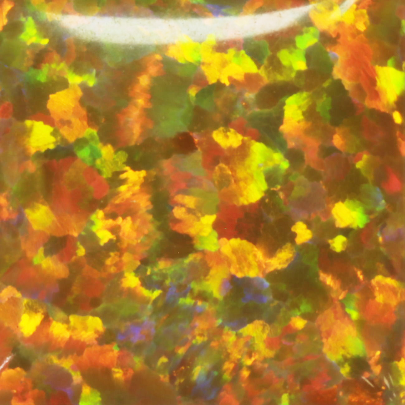 Lab-grown Synthetic Opal Color Chart (A cut)| Bello Opal -OP42-A