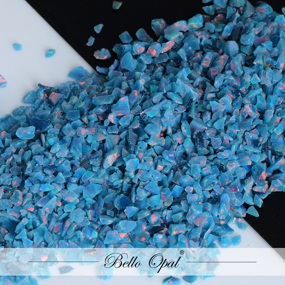 Lab-grown Synthetic Opal Crushed Opal | Bello Opal-2mm - 30 mesh ...