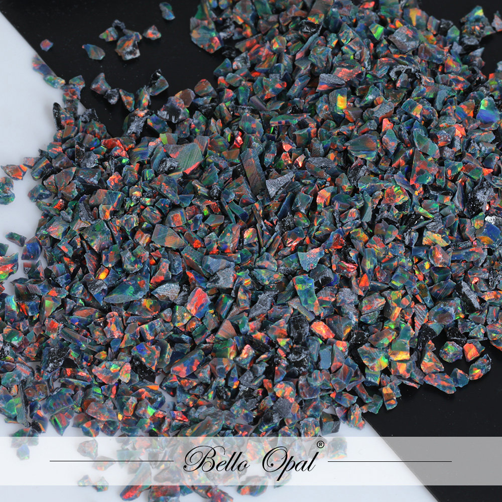 Lab-grown Synthetic Opal Crushed Opal | Bello Opal-2mm - 30 mesh ...