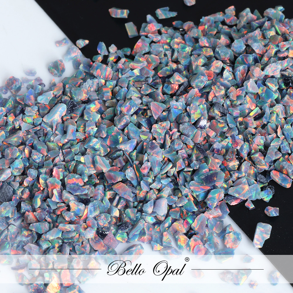 Lab-grown Synthetic Opal Crushed Opal | Bello Opal-2mm - 30 mesh ...