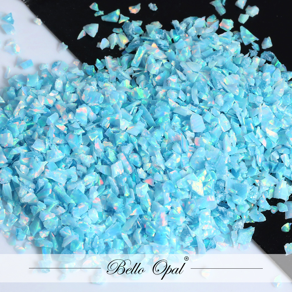 Lab-grown Synthetic Opal Crushed Opal | Bello Opal-2mm - 30 mesh ...