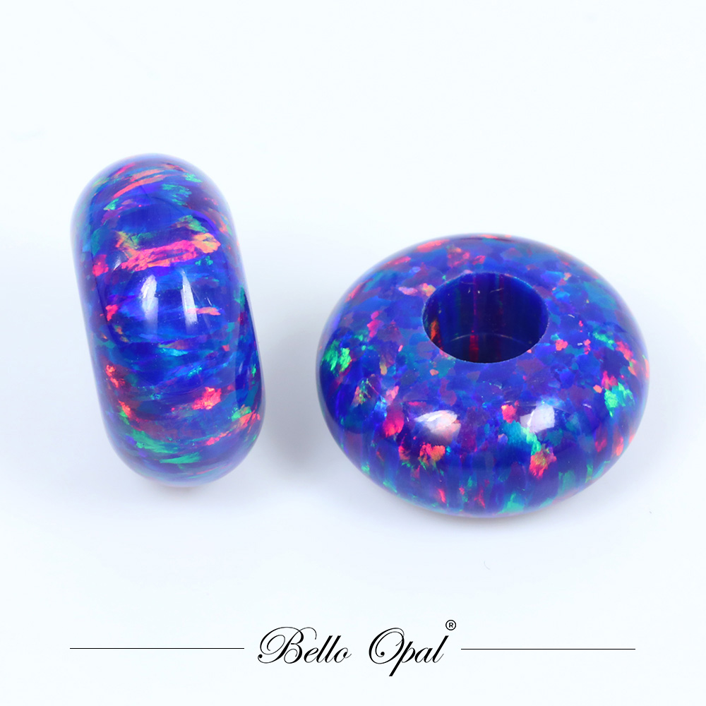 Lab-grown Synthetic Opal Rondelles | Bello Opal -OP14-RDD3-A