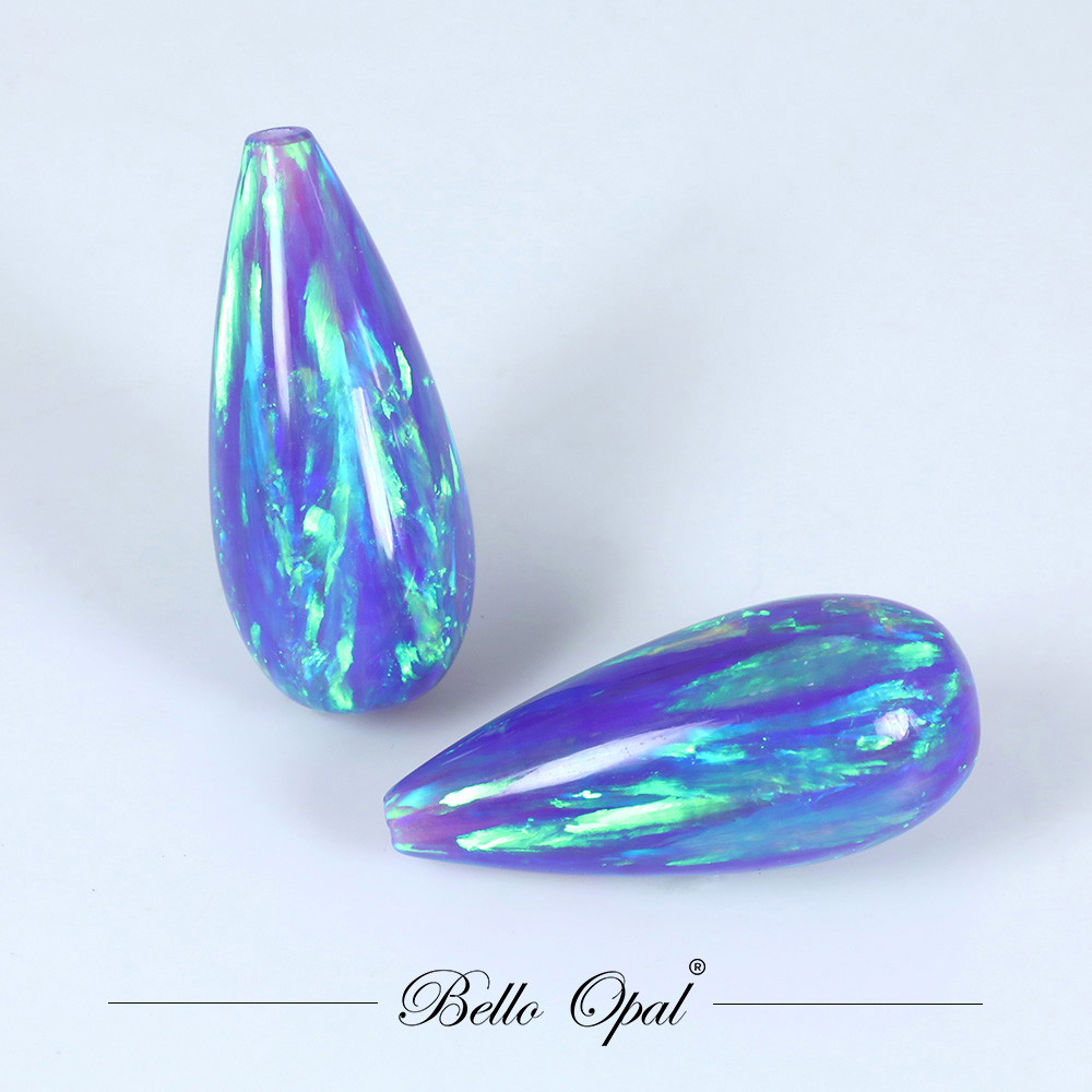 Lab-grown Synthetic Opal Drops | Bello Opal-OP30-TDL