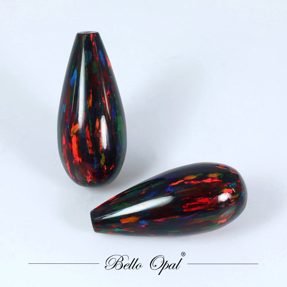 Lab-grown Synthetic Opal Drops | Bello Opal-OP59-TDL