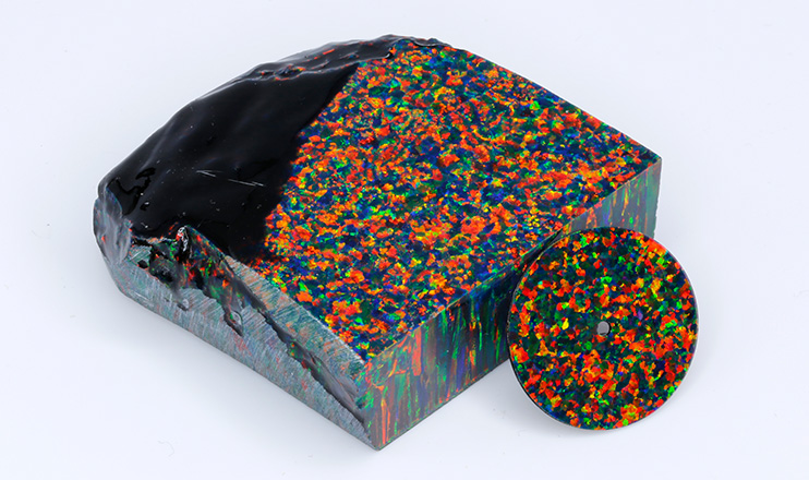 Lab-grown Synthetic Opal Watch Dial| Bello Opal