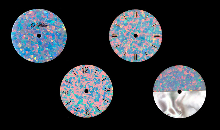 Lab-grown Synthetic Opal Watch Dial| Bello Opal